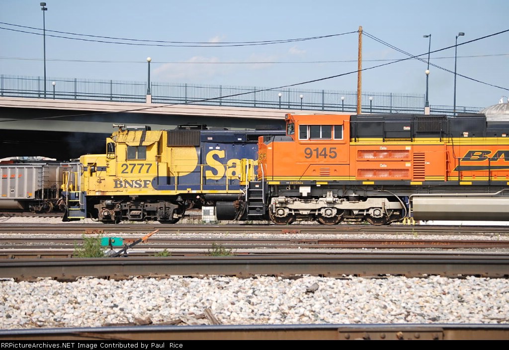 BNSF 9145 BNSF 2777 At The Locomotive Shop